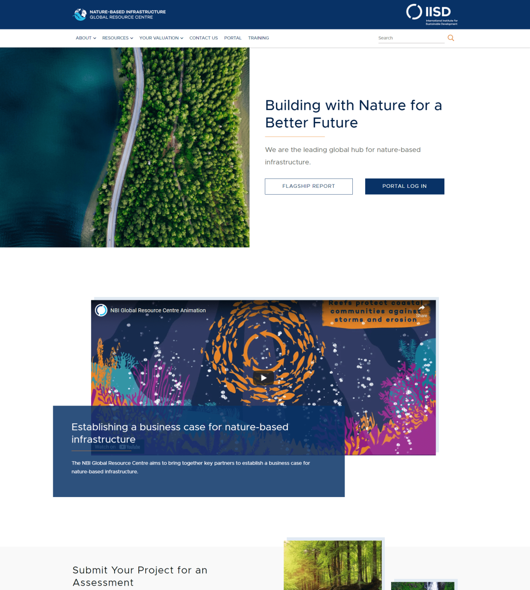 Nature-Based Infrastructure Global Resource Centre - Sparkjoy Studios